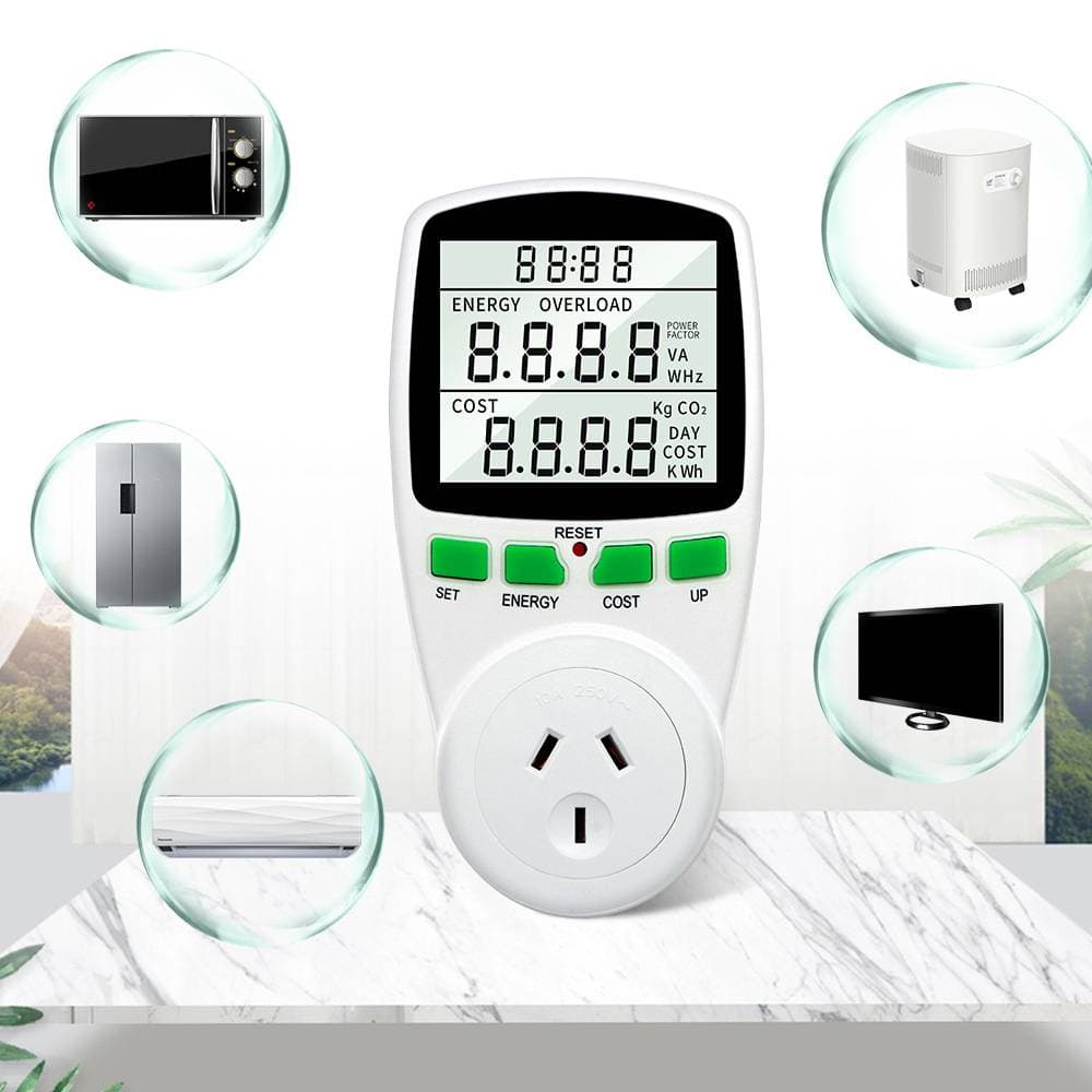 Mains Power Meter Monitor AU/NZ Plug - Purified NZ
