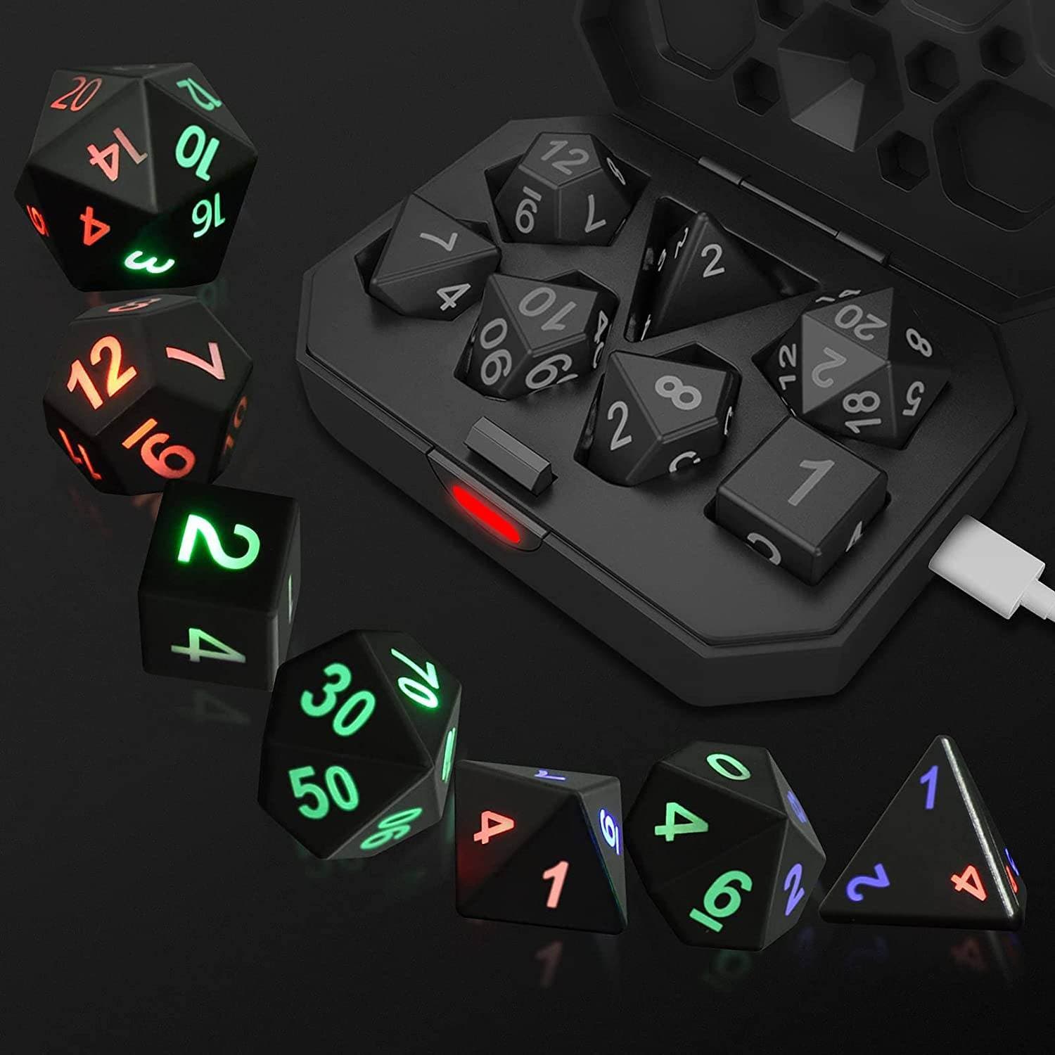 Light Up DND Dice Set for Dungeon and Dragons - Purified NZ